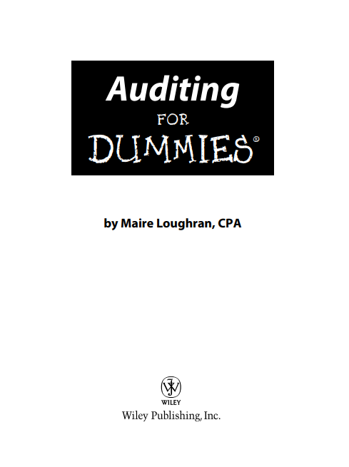 Auditing for Dummies